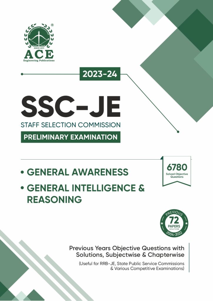 SSC JE Exam Books - ACE Publications