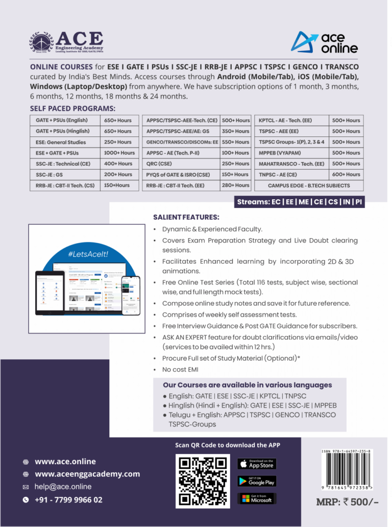 ISRO ME Subjectwise Chapterwise Previous Years Questions with Solutions (2006-2022) - ACE ...