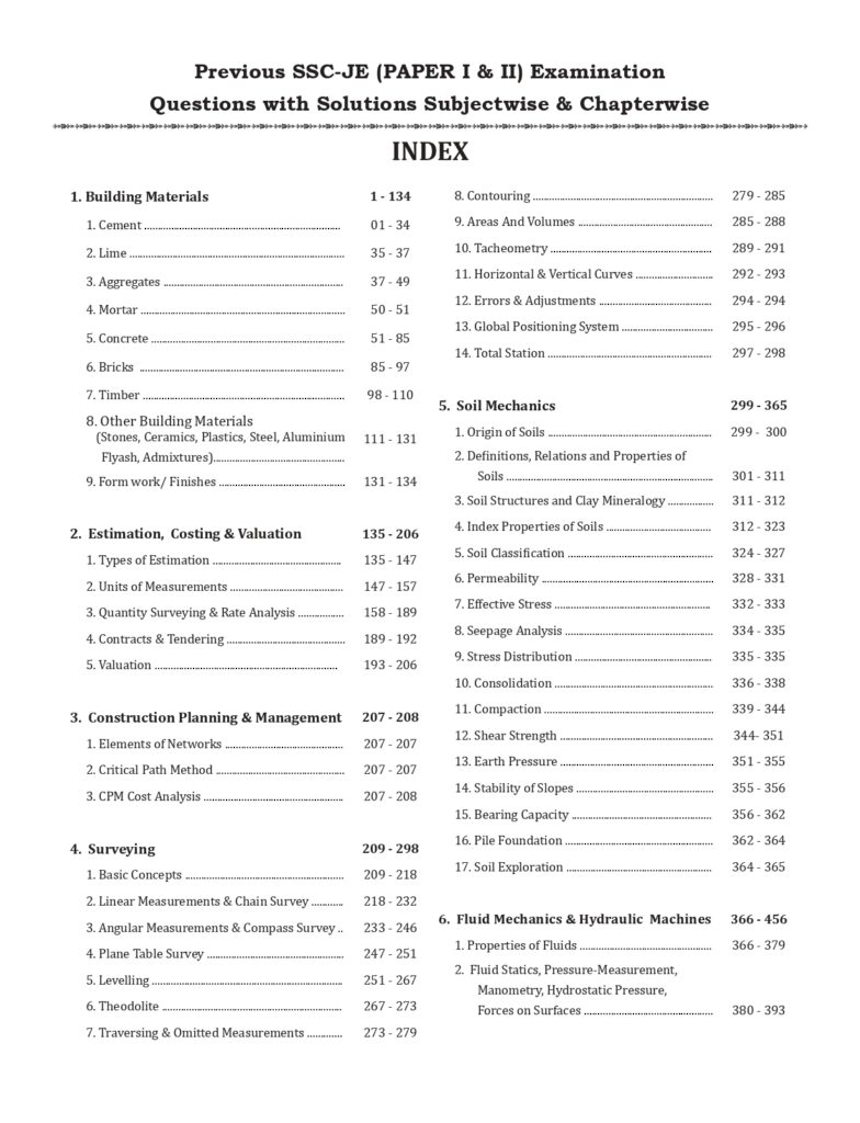 SSC-JE PAPER - I & II CIVIL PYQs - Ace Publications